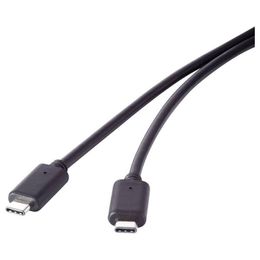 Renkforce USB 3.2 Gen (2x2) Anschlusskabel USB-C® 0.5 m USB-Kabel