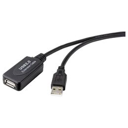 Renkforce USB 2 aktives Verlängerungskabel USB-Kabel