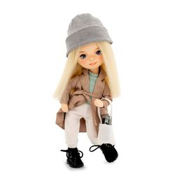 Orange Toys Stoffpuppe Mia in a beige trench coat