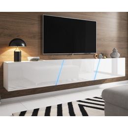 GuenstigEinrichten Lowboard Space (TV-Lowboard in weiß)