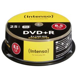 Intenso DVD-Rohling DVD+R DL 25er Spindel