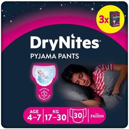 HUGGIES Windeln DryNites Nacht-Windeln Mädchen 4-7 J. (17-30kg)