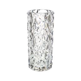Morleos Dekovase Deko Design Blumenvase Tischvase Vase unzerbrechlich transparent klar (1 St)
