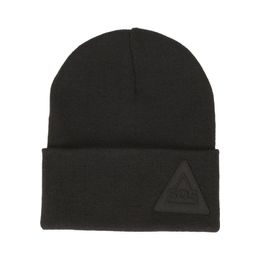 SOS Beanie Caucasus mit stylischem Umschlag, schwarz