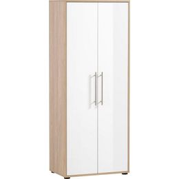 Schildmeyer Aktenschrank Antero 65/163 cm, 4 großzügige Fächer, weiß