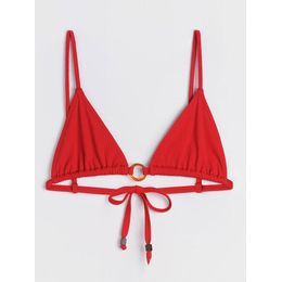 Icone Bikini-Oberteil "Cannolo" in Rot - M