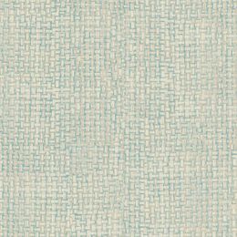 A.S. Création Uni Tapete in Jute Optik | Vlies Wandtapete dezent beige blau ideal für Schlafzimmer und Esszimmer | Moderne Vliestapete geflochten mit Vinyl - Beige