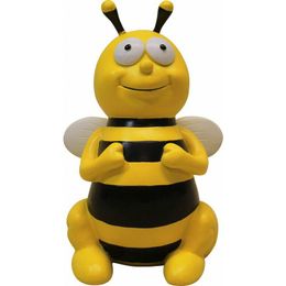 Figurendiscounter Biene sitzend groß 22x14x13cm Polyresin wetterfest Dekofigur