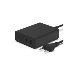 Belkin BoostCharge Pro 108 Watt 4-Port GaN Ladegerät/Charger USB-Ladegerät (mit 2x USB-C und 2x USB-A (Netzteil für Laptops, Tablets, Smartphones), schwarz