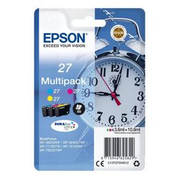 Epson T2705 Wecker Tripack C/M/Y Druckerpatrone Nachfülltinte (x)