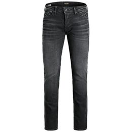 Jack & Jones Jack & Jones Slim-fit-Jeans Slim Fit Jeans JJITIM JJORIGINAL Denim Stretch Hose 3745 in Dunkelgrau