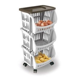 GarPet Küchenwagen Küchenwagen mit Rollen Küchenrollwagen Roller Küchentrolley Küchen