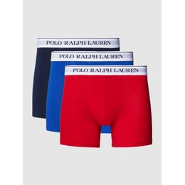 Polo Ralph Lauren Underwear Trunks mit elastischem Logo-Bund im 3er-Pack