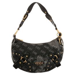 Guess Hobo NATALYA, Denimoptik mit ikonischem Print, schwarz