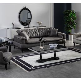 JVmoebel Wohnzimmer-Set Luxus Wohnzimmer Sofa 3 Sitzer Couchtisch Modern