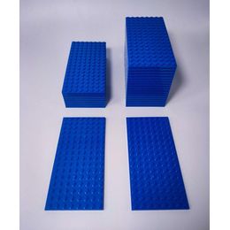 Lego® Spielbausteine Lego® 8x16 Platten Bauplatten Blau