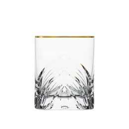 ARNSTADT KRISTALL Whiskyglas Whiskyglas Wings Gold (9cm) Kristallglas mundgeblasen · handgeschliffe