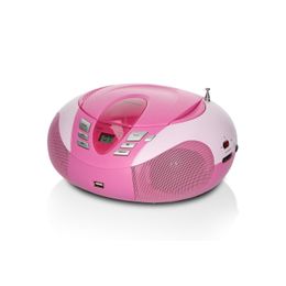 Lenco SCD-37 USB Pink UKW-Radio (FM