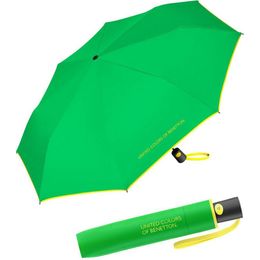 United Colors Of Benetton Taschenregenschirm schöner Damen-Regenschirm mit Auf-Automatik