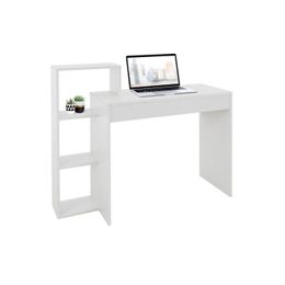 ML-Design Schreibtisch Schreibtisch mit Regal Flexibel und platzsparend 2in1 System