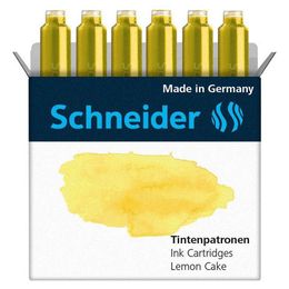 Schneider Schneider Pastell Tintenpatronen für Füller Lemon Cake 6 St. Tintenpatrone