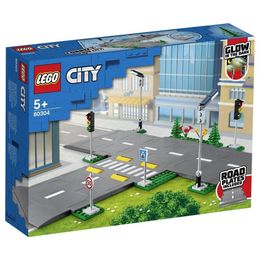 Lego® Konstruktionsspielsteine CITY Straßenkreuzung mit Ampeln