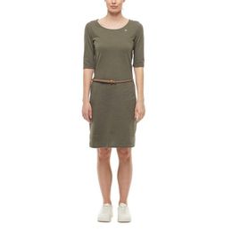 Ragwear Midikleid Ragwear Damen Kleid TAMILA ORGANIC 2121-20031 Olive 5031 Khaki