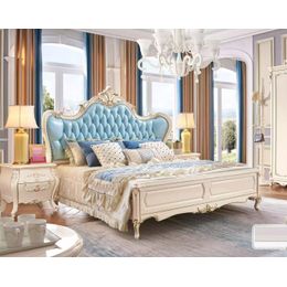 JVmoebel Schlafzimmer-Set Schlafzimmer Set Bett und 2 Nachttische Luxus Klassische Möbel Neu