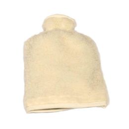 Licardo Wärmflasche Wärmflaschenbezug Wolle ecru 20/30 cm
