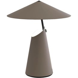 Tischleuchte design for the people "Taido" Lampen Gr. 1 flammig, Ø 32 cm Höhe: 38 cm, braun Designlampe Tischlampen