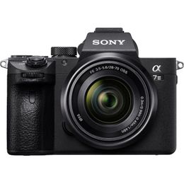 Sony Alpha 7 III ILCE-7M3KB Systemkamera (SEL-2870, 24,2 MP, NFC, WLAN (Wi-Fi), schwarz