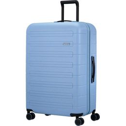 American Tourister® Hartschalen-Trolley Novastream, 77 cm, 4 Rollen, Reisekoffer Großer Koffer TSA-Zahlenschloss Volumenerweiterung, blau