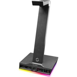 Speed-Link Speedlink Stand mit Beleuchtung Gaming-Headset Zubehör (3-Port USB 2.0 Hub), schwarz