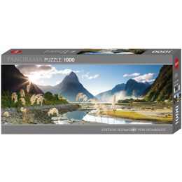 Heye Puzzle Milford Sound, Edition Humboldt, 1000 Puzzleteile, Made in Europe, bunt