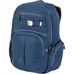 Nitro Schulrucksack Hero, Alltagsrucksack, Großer Freizeitrucksack, Schule, Arbeit und Reise, blau