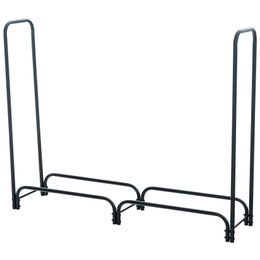 CLP Kaminholzst&auml;nder Wilster I Robuster Kaminholzst&auml;nder Aus Metall I Holzlager Im Industrial Look I Stapelhilfe F&uuml;r Brennholz