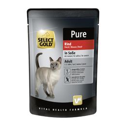 SELECT GOLD Adult Pure in Soße Rind 48x85 g