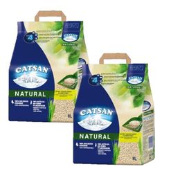 CATSAN Natural Klumpstreu 2x8 l