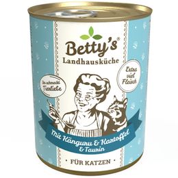 Betty's Landhausküche mit Känguru & Kartoffel 6 x 400g für Katze