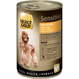 SELECT GOLD Sensitive Adult Huhn mit Reis 12x400 g