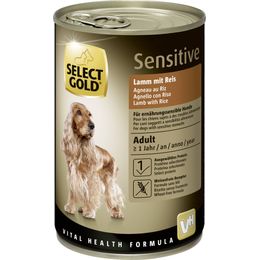 SELECT GOLD Sensitive Adult Lamm mit Reis 12x400 g