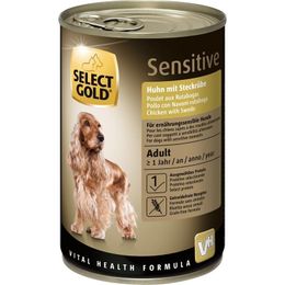 SELECT GOLD Sensitive Adult Huhn mit Steckrübe 6x400 g