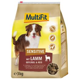 MultiFit Sensitive Adult mit Lamm, Geflügel & Reis 3 kg