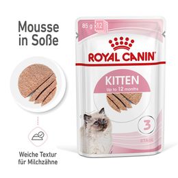 Royal Canin Kitten Mousse in Soße 12x85 g