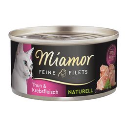 Miamor Feine Filets Naturelle Thun & Krebsfleisch 96x80 g