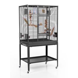 Montana Cages Vogelkäfig Madeira Single dunkelgrau