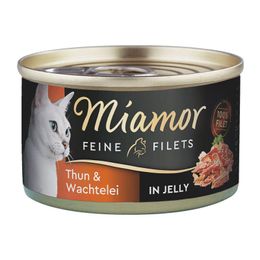Miamor Feine Filets in Jelly heller Thunfisch & Wachtelei 96x100 g