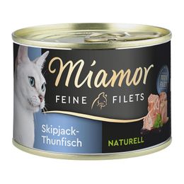 Miamor Feine Filets Naturell Skipjack-Thunfisch 24x156 g