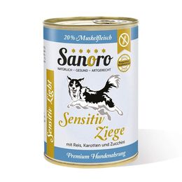 Sanoro Sensitiv Ziege mit BIO-Gemüse 12x400g