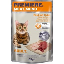 Premiere Meat Menu Adult Rind & Huhn 12x85 g